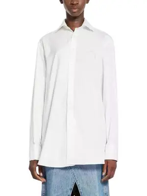 E.L.V. DENIM Collared Alice Shirt - White
