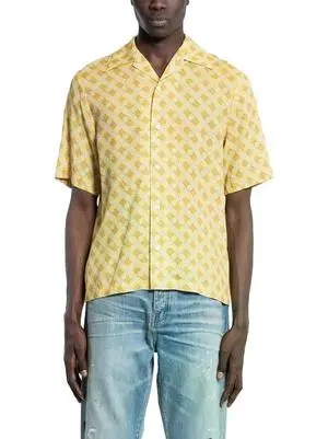 Amiri Patterned Camp Shirt - Yellow