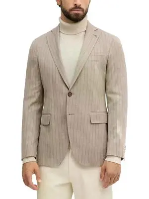 Michael Kors Pinstripe Single-breasted Blazer - Neutrals
