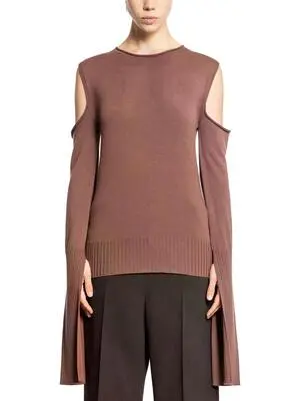 Rick Owens Porterville Cutout Sweater - Brown