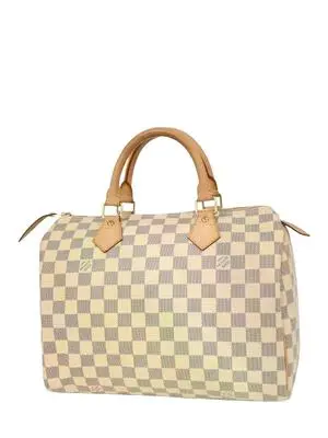 LOUIS VUITTON 2011 Check-pattern Handbag - Neutrals