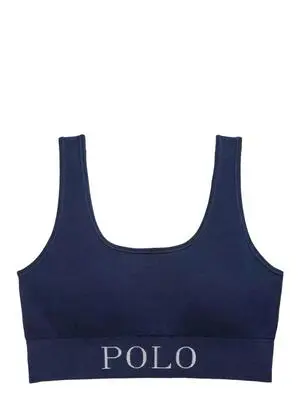 Polo Ralph Lauren Ribbed Seamless Top - Blue