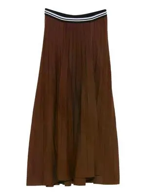 FORTE_FORTE Pleated Midi Skirt