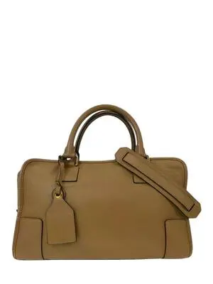 Loewe 2017 Amazona 36 Leather Tote Bag - Brown