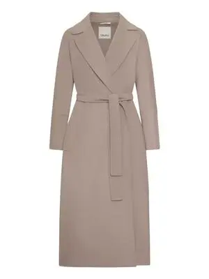 Max Mara Belted Wrap Coat - Brown