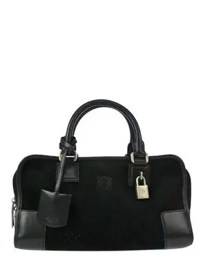 Loewe Amazona 28 Leather Tote Bag Black