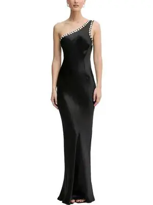 NEVER FULLY DRESSED One-shoulder Maxi Dress - Black