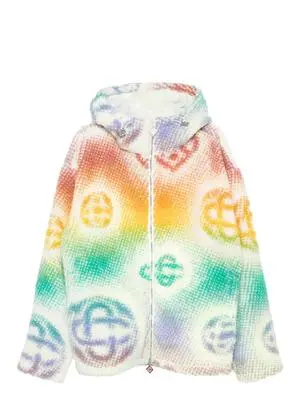 Casablanca Monogram Hooded Jacket - White