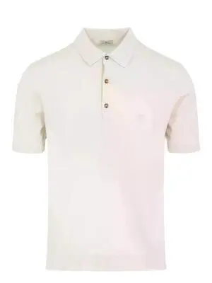 Etro Buttoned Short-sleeve Polo Shirt - Neutrals