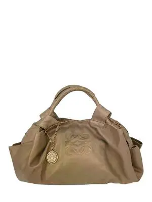 Loewe Aire Leather Tote Bag - Gold