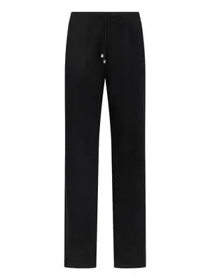 Malo Drawstring-waist Trousers - Black