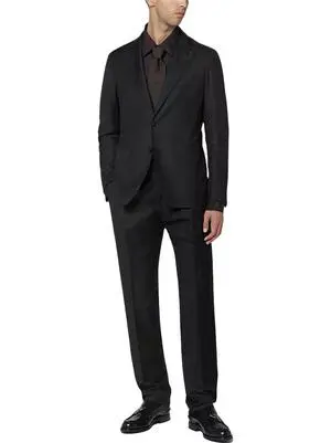Tagliatore Montecarlo Single-breasted Suit - Black