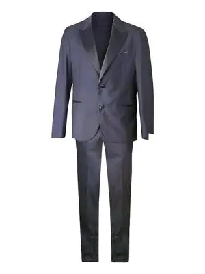 Eleventy Smocking Dinner Suit - Blue