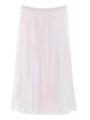 Fabiana Filippi Pleated Midi Skirt - Pink