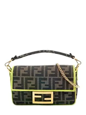 FENDI 2010-2025 Mini Zucca Canvas 1974 Roma Amor Baguette