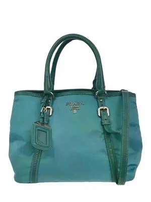 Prada 2010s 2way Tote Bag - Blue