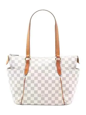 LOUIS VUITTON 2006-2017 Damier Azur Totally Pm Tote Bag - White