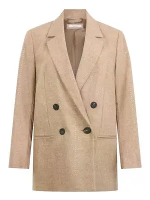 Peserico Double-breasted Blazer - Neutrals