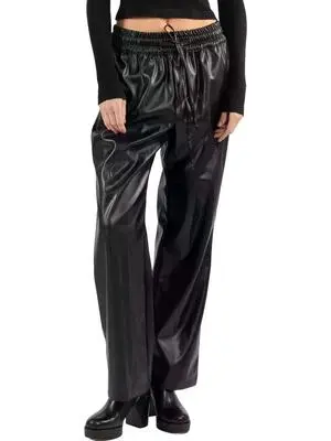 OVERLOVER Drawstring Wide Leg Trousers