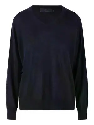 Arch4 V-neck Ribbed Sweater - Blue
