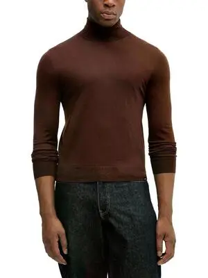 COLMAR Long-sleeve Turtleneck Sweater - Brown