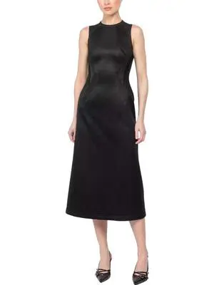 SHIRO SAKAI Panelled Midi Dress - Black