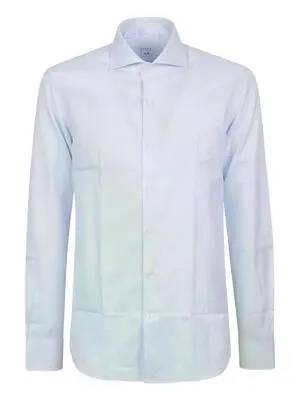 ORIAN Cotton Shirt - Blue