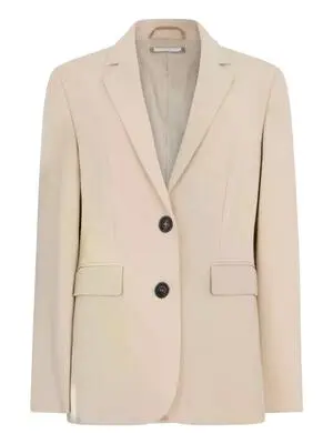 Peserico Buttoned Blazer - Neutrals