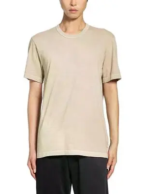 JAMES PERSE Crew Neck T-shirt - Neutrals