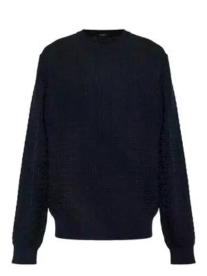 Balmain Logo-motif Sweater - Blue