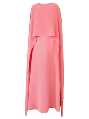 Carolina Herrera Rear-zip Cape-front Kaftan - Pink
