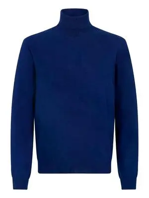 Malo Roll-neck Sweater - Blue
