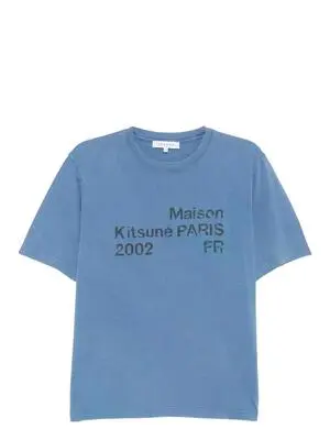 Maison Kitsuné 2002 Faded T-shirt - Blue