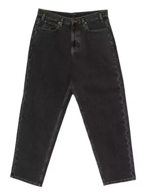 Emporio Armani Faded Straight Leg Trousers - Black