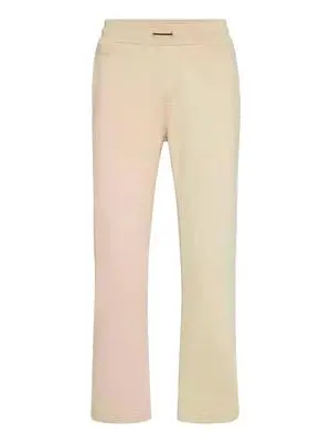 BILLIONAIRE Alcantara Stripes Logo-patch Track Pants Neutrals