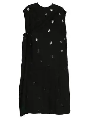 Y’s Polka-dot Dress - Black