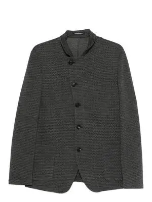 Emporio Armani Textured Jacket - Grey