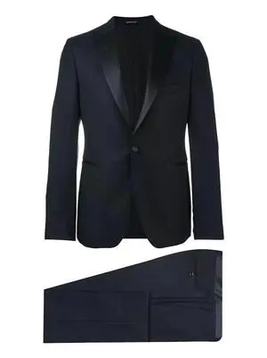 Tagliatore Two Piece Dinner Suit - Blue