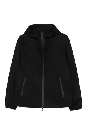 Emporio Armani Hooded Zip-up Jacket - Black