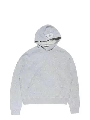 Acne Studios Knitted Long-sleeve Hoodie - Grey