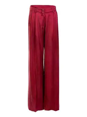 Silvia Tcherassi Opal Buttoned Trousers - Red