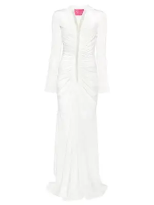 MIAU BY CLARA ROTESCU Moon Maxi Dress - White