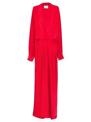 ATU BODY COUTURE Long-Sleeve Midi Dress Red