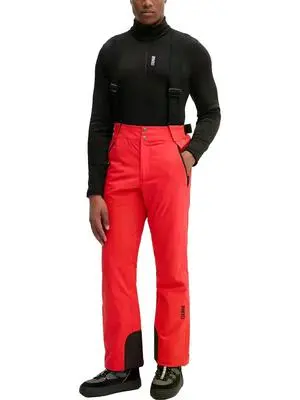COLMAR Zip Ski Pants With Suspenders - Red