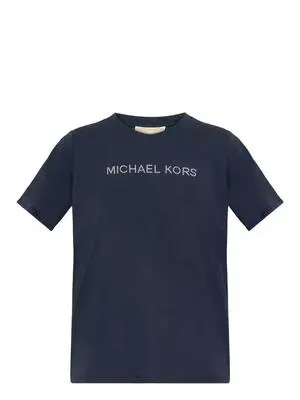 Michael Kors Logo Studded T-shirt - Blue