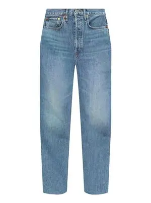 RE/DONE 70s Stove Pipe Jeans - Blue