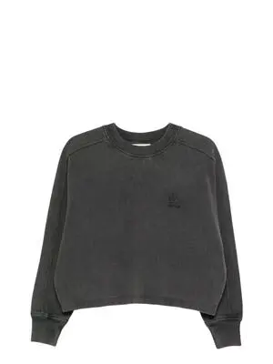 MARANT ETOILE Logo-embroidered Sweatshirt - Grey