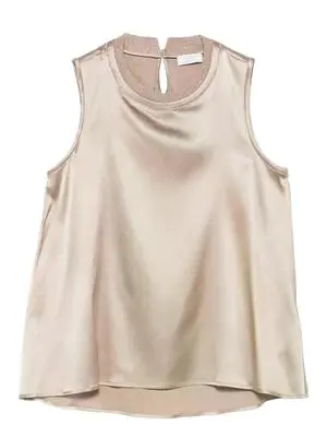 Peserico Keyhole Detail Top - Neutrals