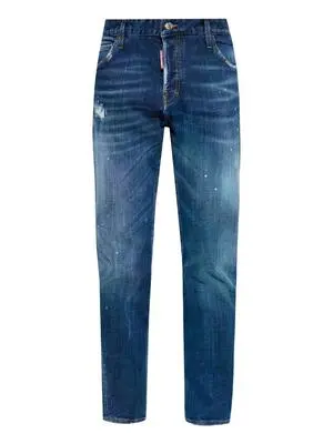 Dsquared2 Distressed Denim Jeans - Blue