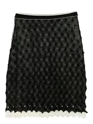 YANYAN Borlor Midi Skirt - Black